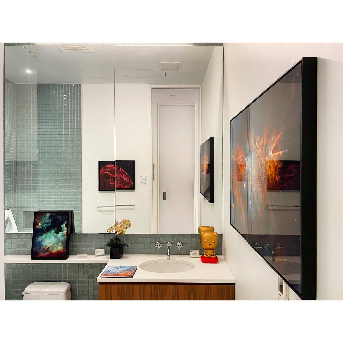 Scarlet Lighting by Artist Gary Lopez - Waterfall Artful Living HOME