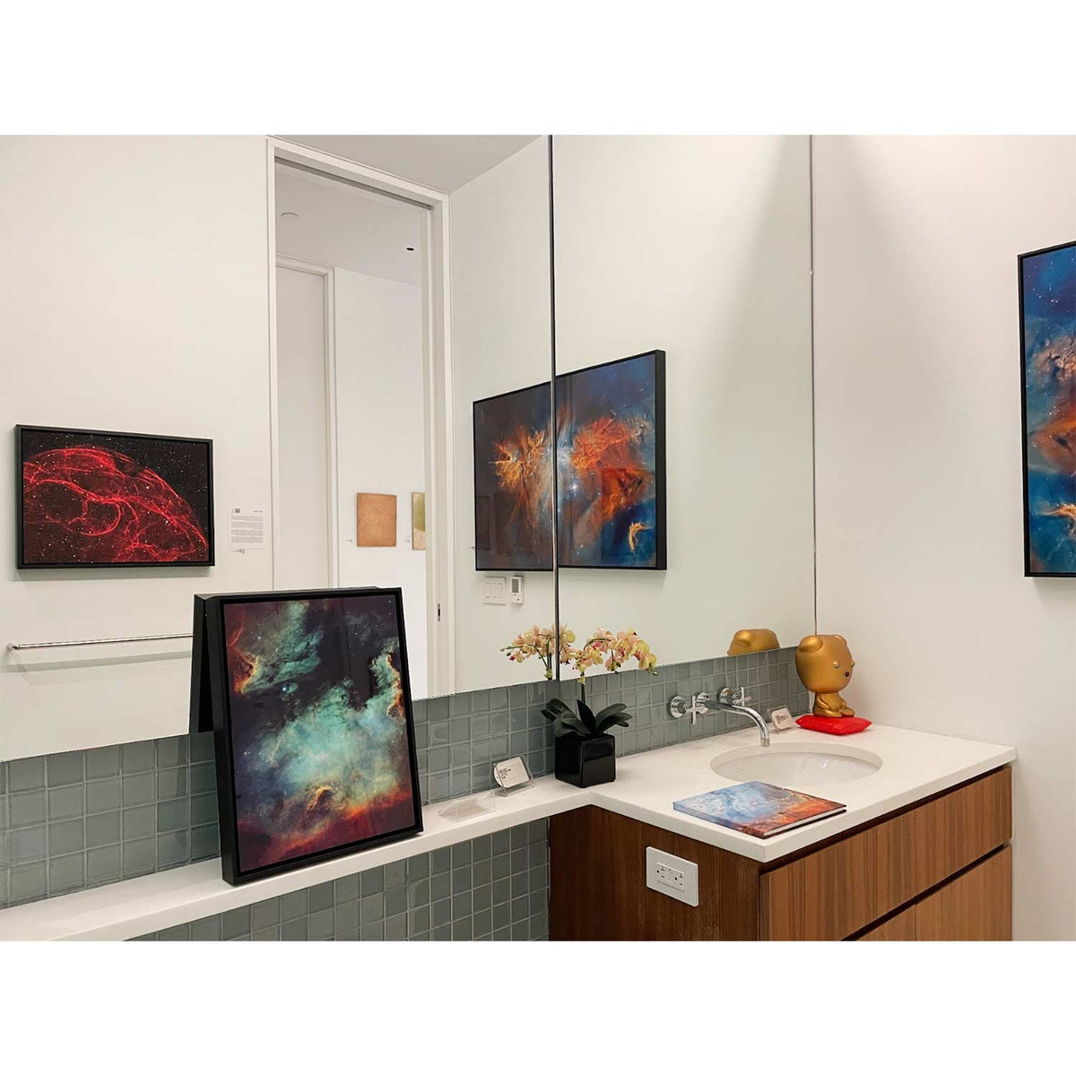 Scarlet Lighting by Artist Gary Lopez - Waterfall Artful Living HOME