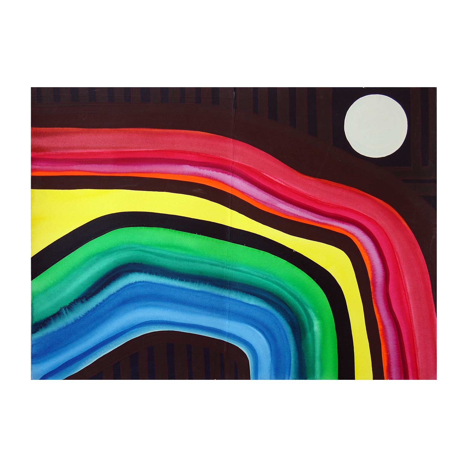 Untitled No.2 (Moon Series) by Geri Taper – Waterfall Artful Living HOME